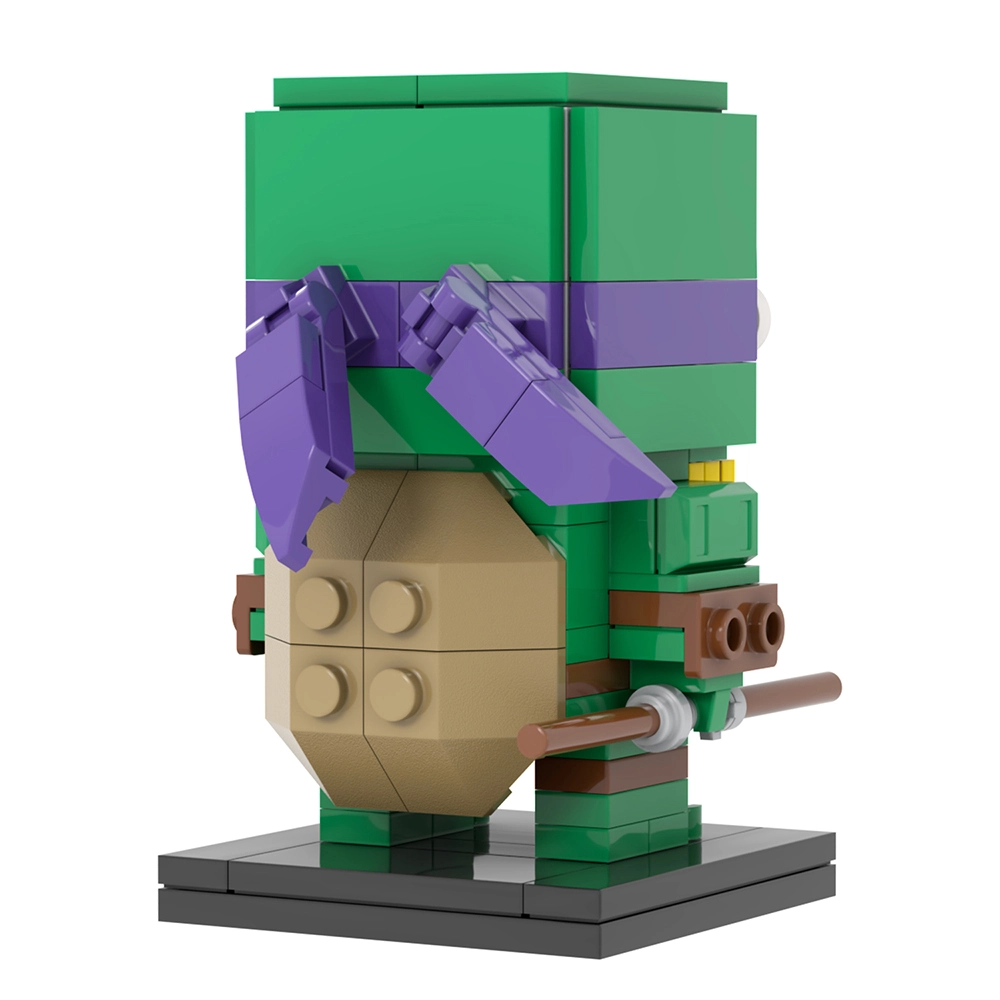 MOC7319 133Pcs Teenage Mutant Ninja Turtles Leonardo Brickheadz Figure ...