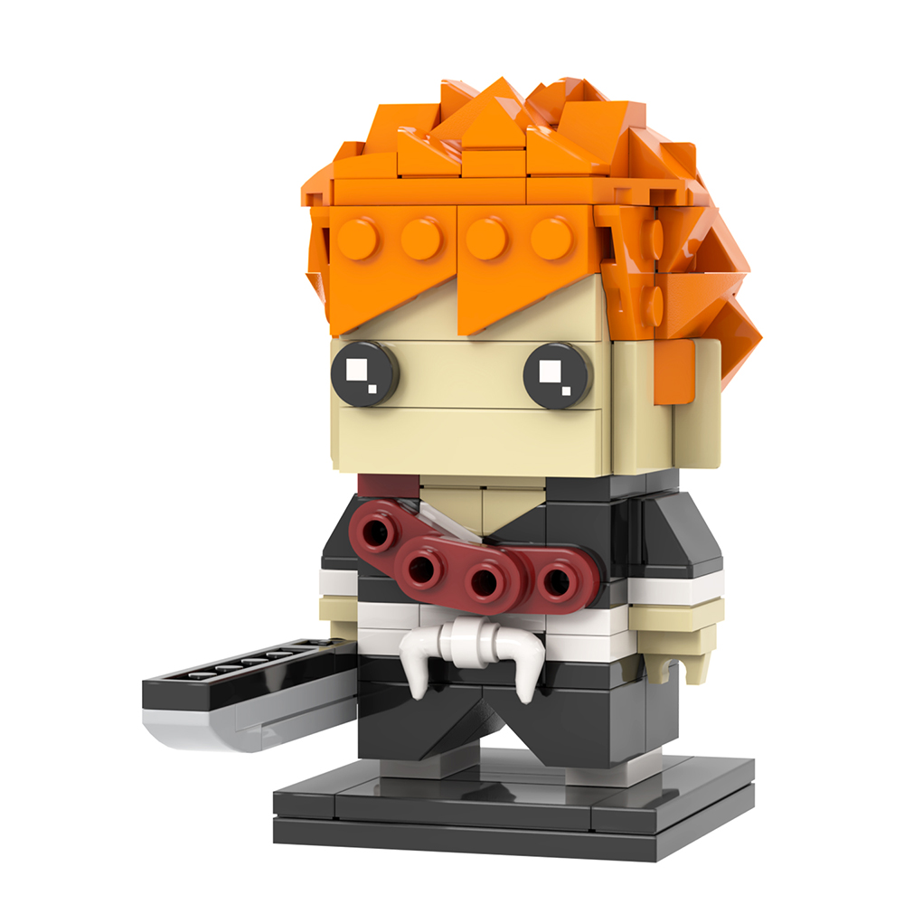 MOC7342 190Pcs Bleach Kurosaki Ichigo Brickheadz Figure Model Kit ...