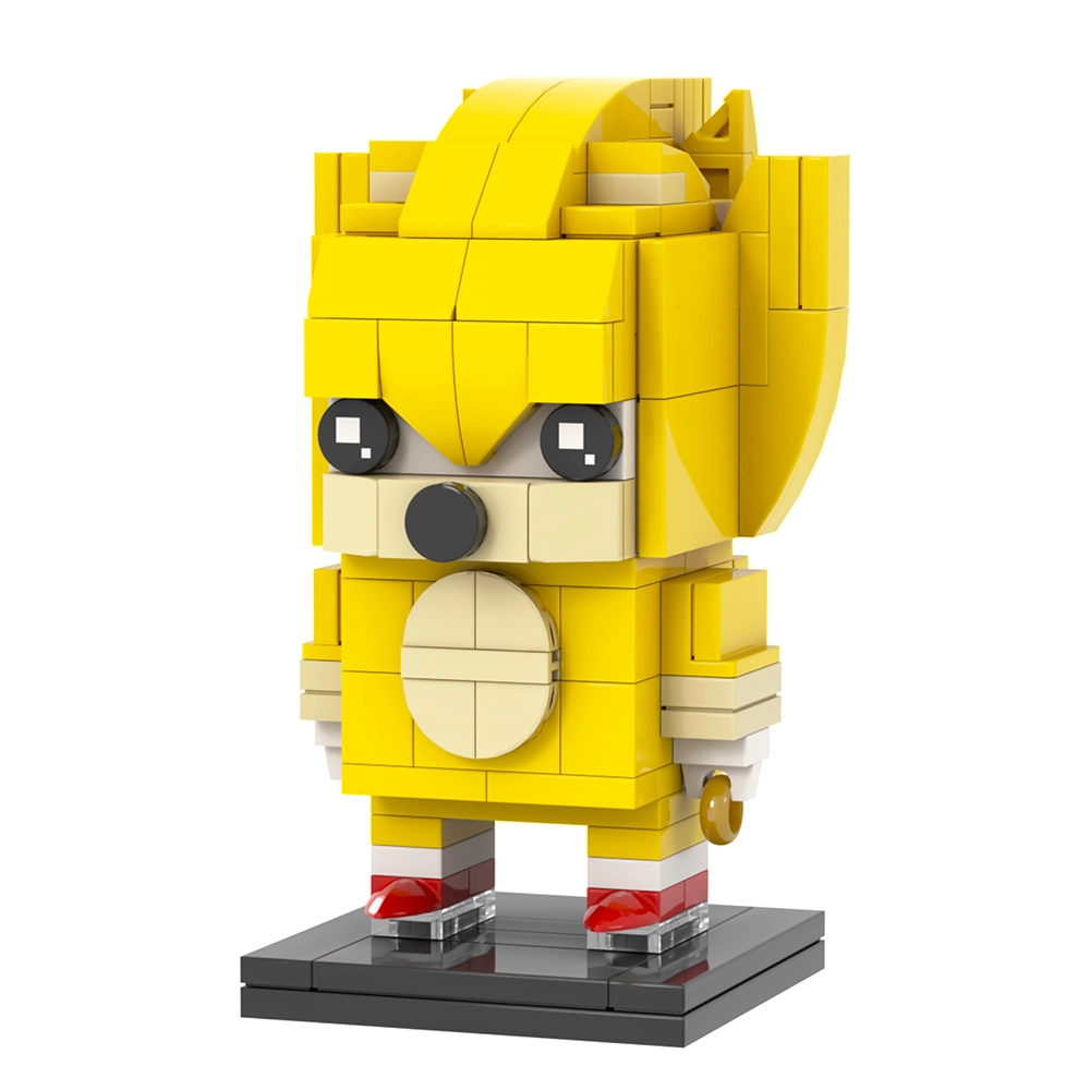 MOC7353 159Pcs Sonic the Hedgehog Super Sonic Brickheadz Figure Model ...
