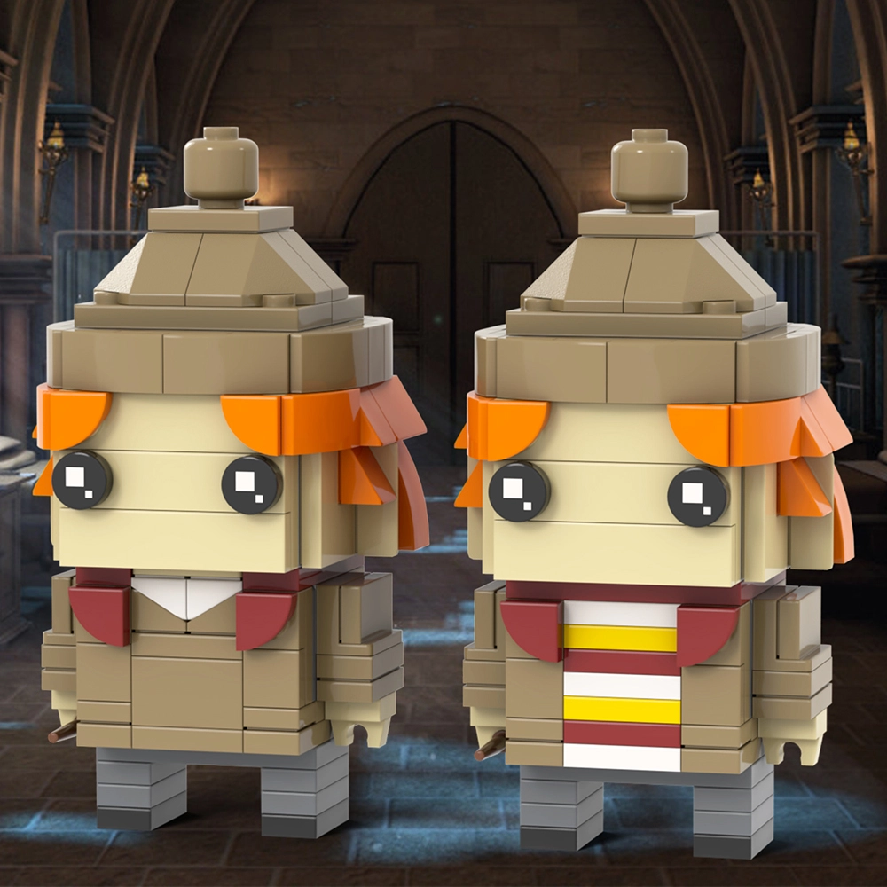 MOC7443 Harry Potter Fred Weasley George Weasley Brickheadz Fantasy ...