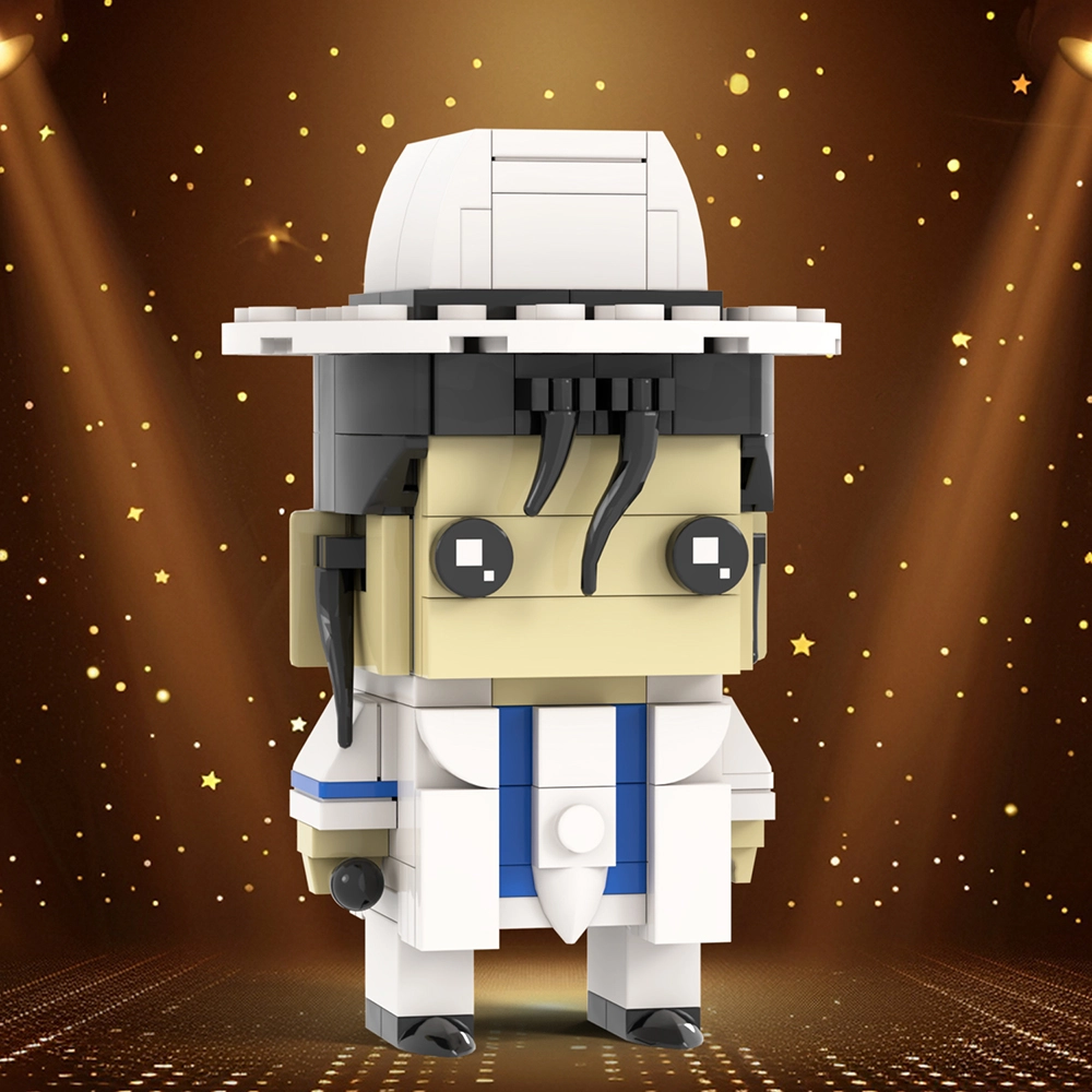 MOC7518 Michael Jackson Brickheadz Cartoon Figures MOC Bricks DIY ...