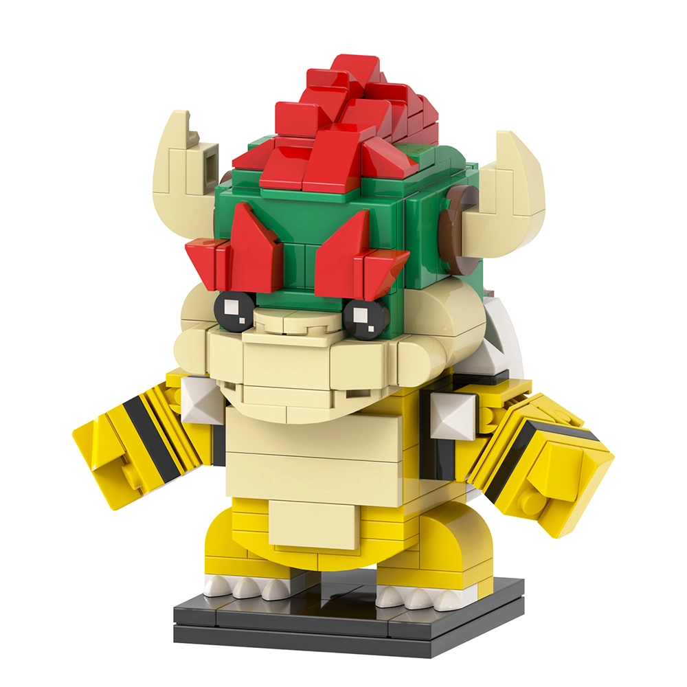 MOC7556 Bricks Super Mario Bros Bowser Brickheadzed Figures MOC ...
