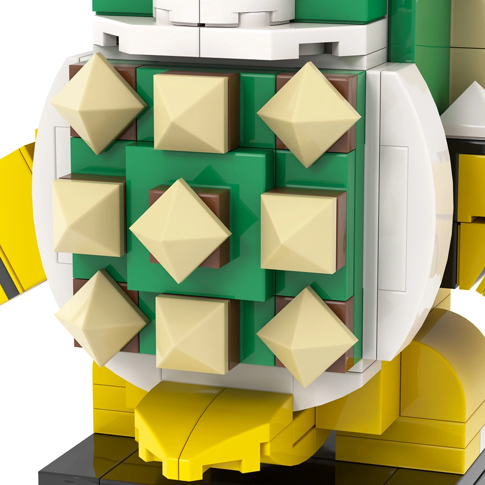MOC7556 Bricks Super Mario Bros Bowser Brickheadzed Figures MOC ...