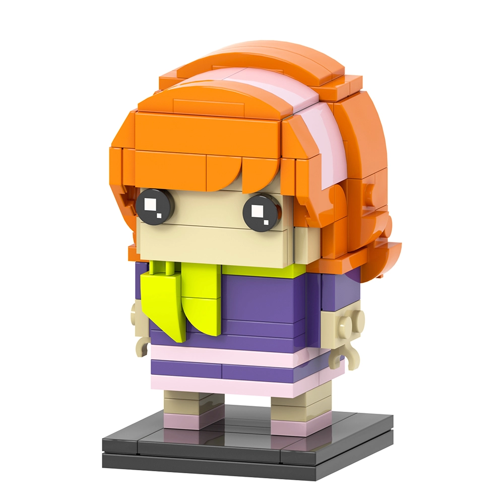 MOC7564 Bricks Scooby-Doo Daphne Blake Brickheadzed Figures MOC ...