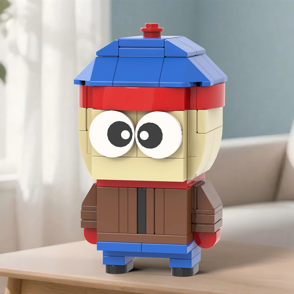 MOC7597 Bricks South Park Stan Marsh Brickheadzed Figures MOC Building ...