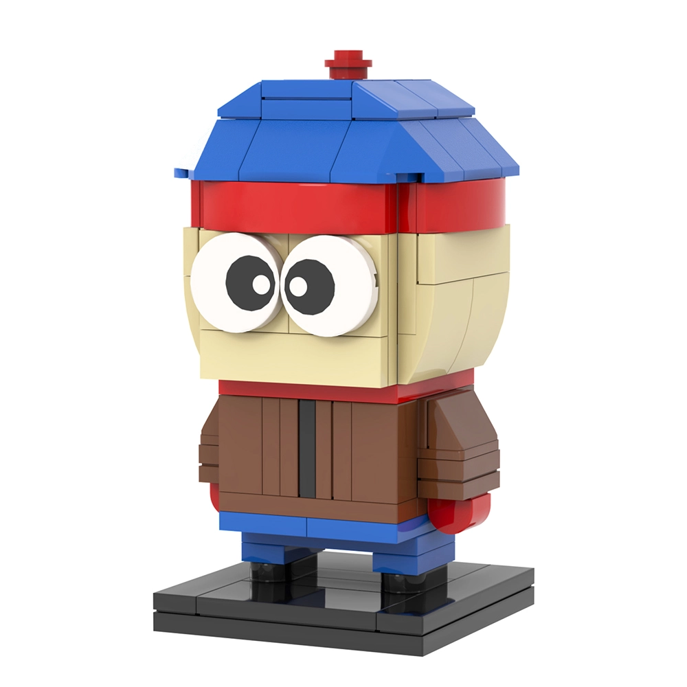 MOC7597 Bricks South Park Stan Marsh Brickheadzed Figures MOC Building ...