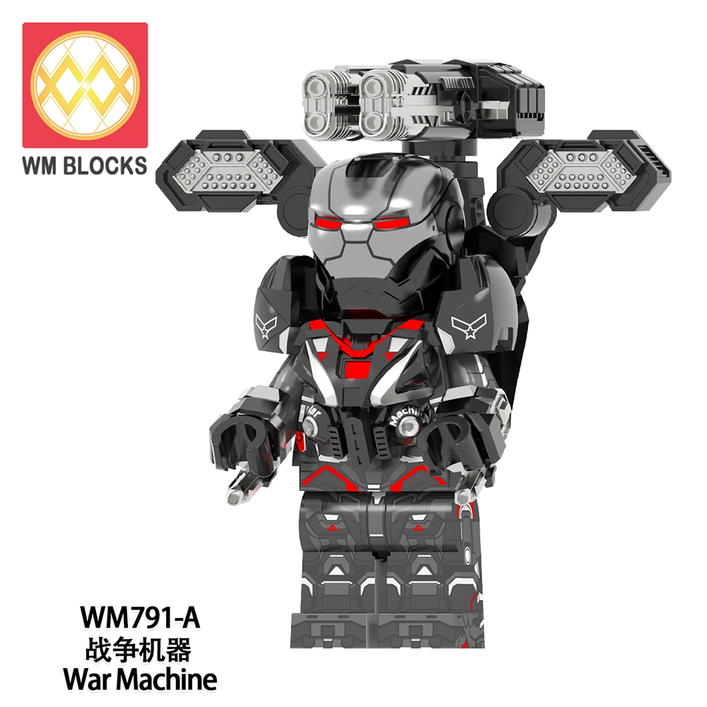 WM791-A WM792-A Marvel Super Hero movie War Machine action Figure ...
