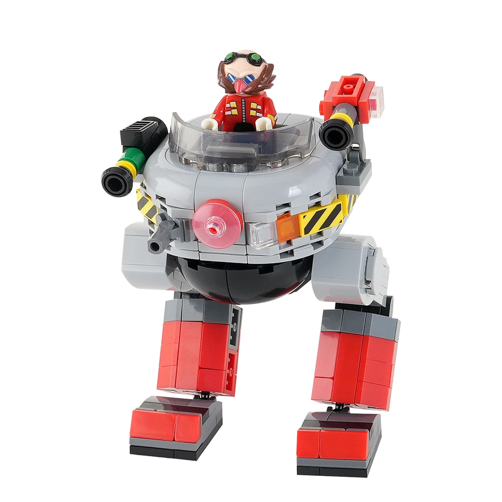 MOC1581 Sonic The Hedgehog Dr. Eggman Walking Mech Vehicles Game Action ...