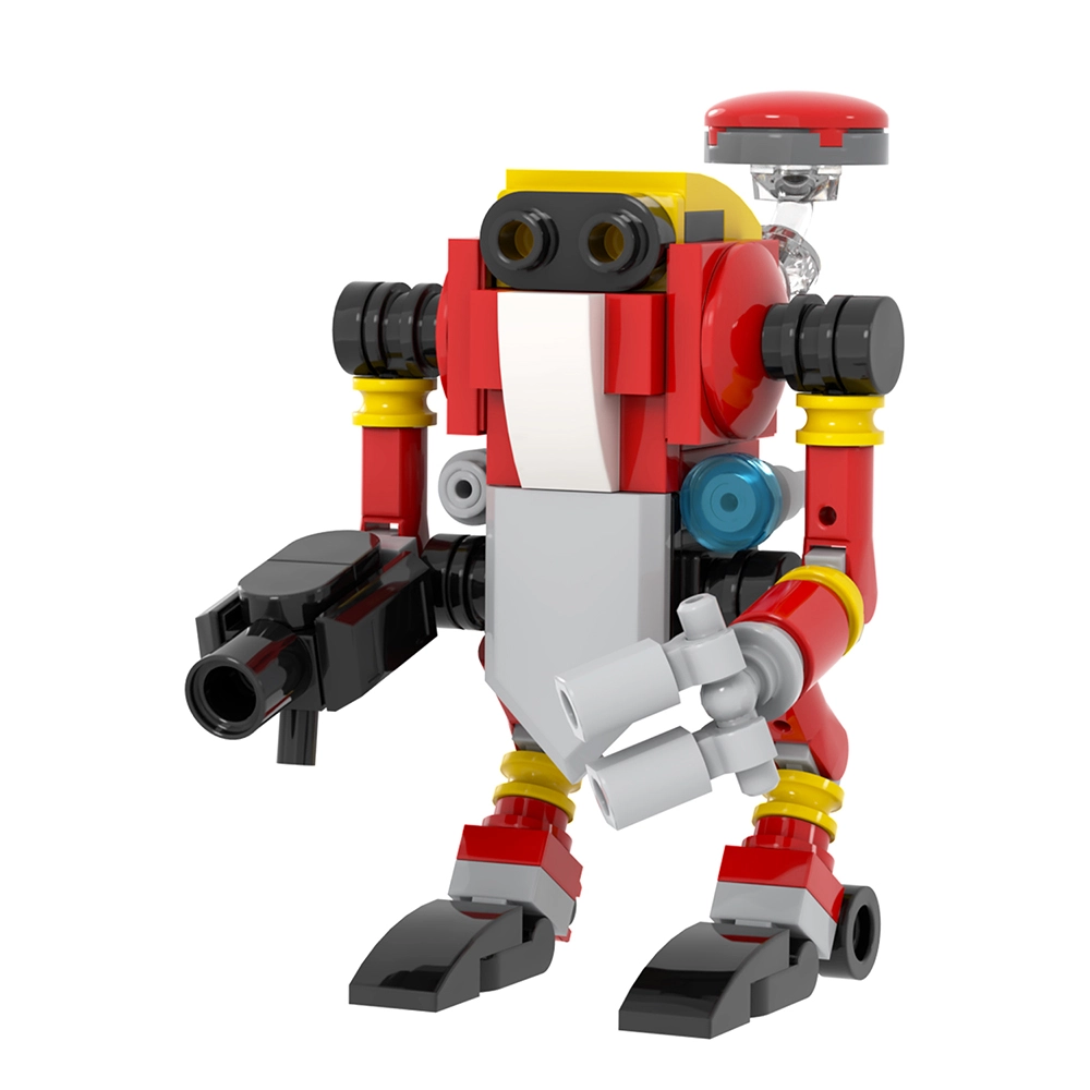 MOC1589 Sonic The Hedgehog E-102 Gamma Mech Game Anime Action Figures ...