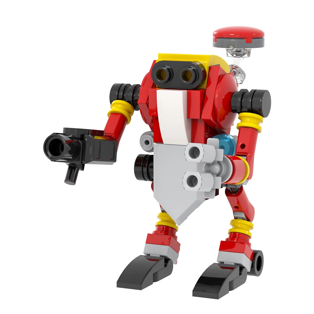 MOC1589 Sonic The Hedgehog E-102 Gamma Mech Game Anime Action Figures ...