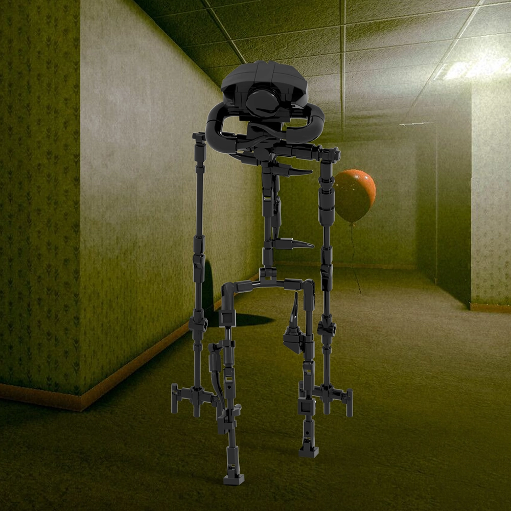 MOC1593 Backrooms Darkroom Bacterial Entity Horror Monster Game Action ...