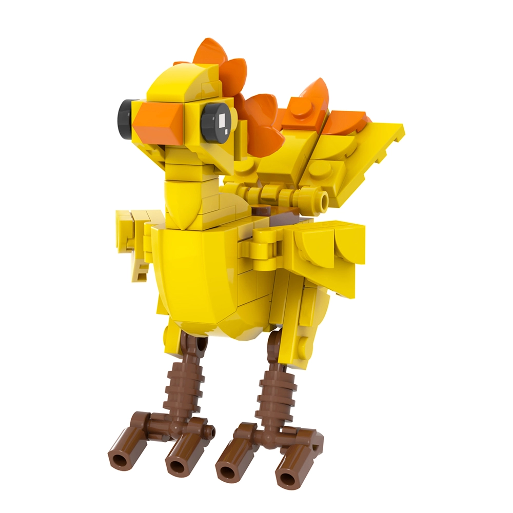 MOC1594 Final Fantasy Chocobo Cute Animal Game Action Figures Building ...