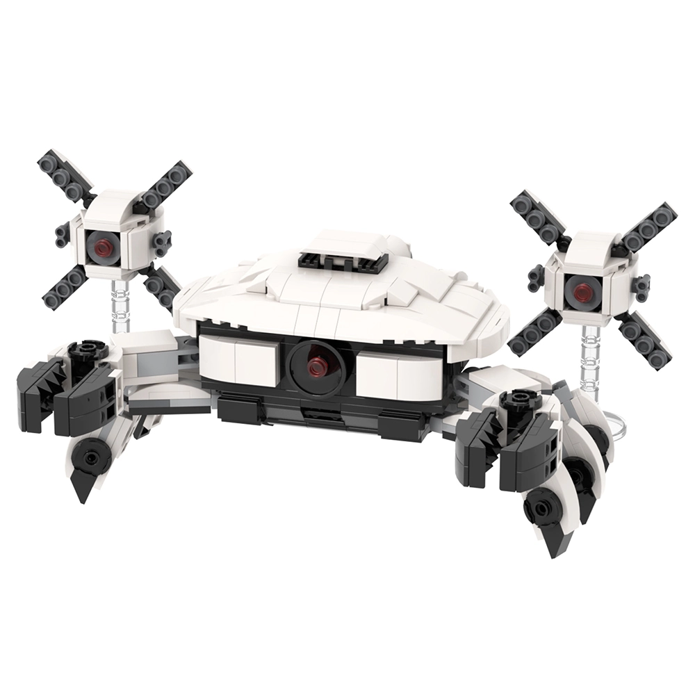 MOC1595 Sonic The Hedgehog Dr. Eggman's Crab Ship Vehicles Game Anime ...