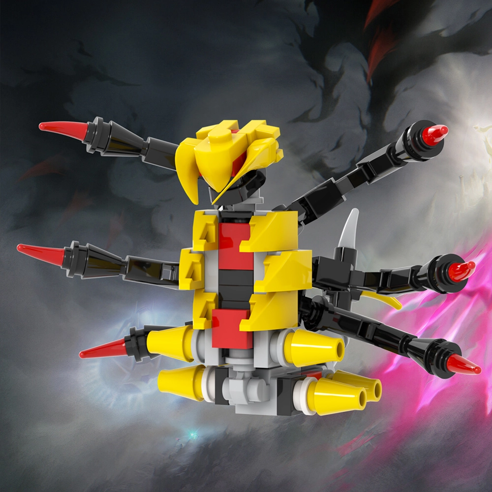 MOC1635 Pokemon Pocket Monster Giratina Game Action Figures Building ...