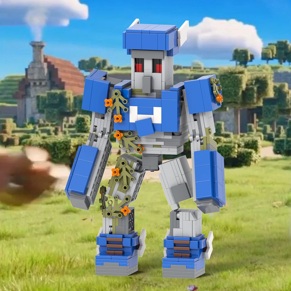MOC1639 Minecraft Swiftness Golem Game Action Figures Building Blocks ...