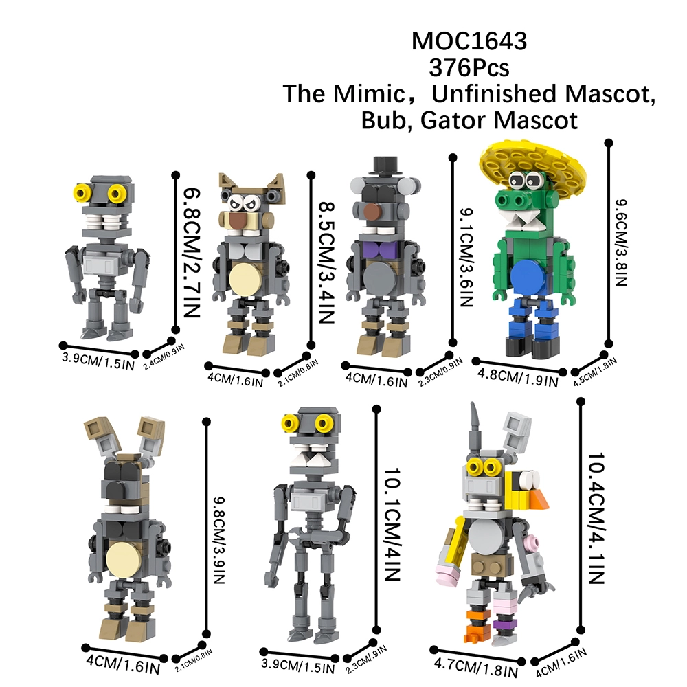 MOC1643 FNAF: Secret of The Mimic Set 3 Five Nights At Freddy's Bub ...