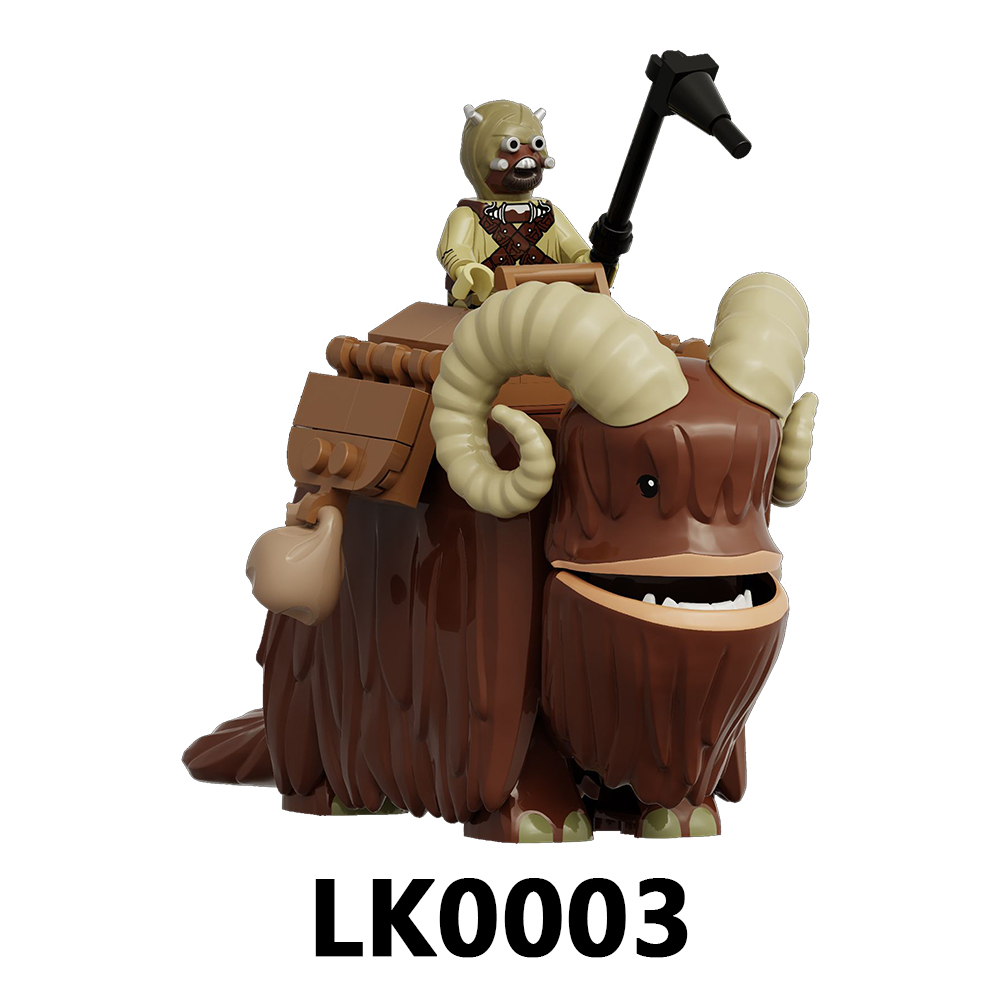 LK0003 Bantha Star Wars Tatooine Creature Sci-Fi Movie Action Figures ...