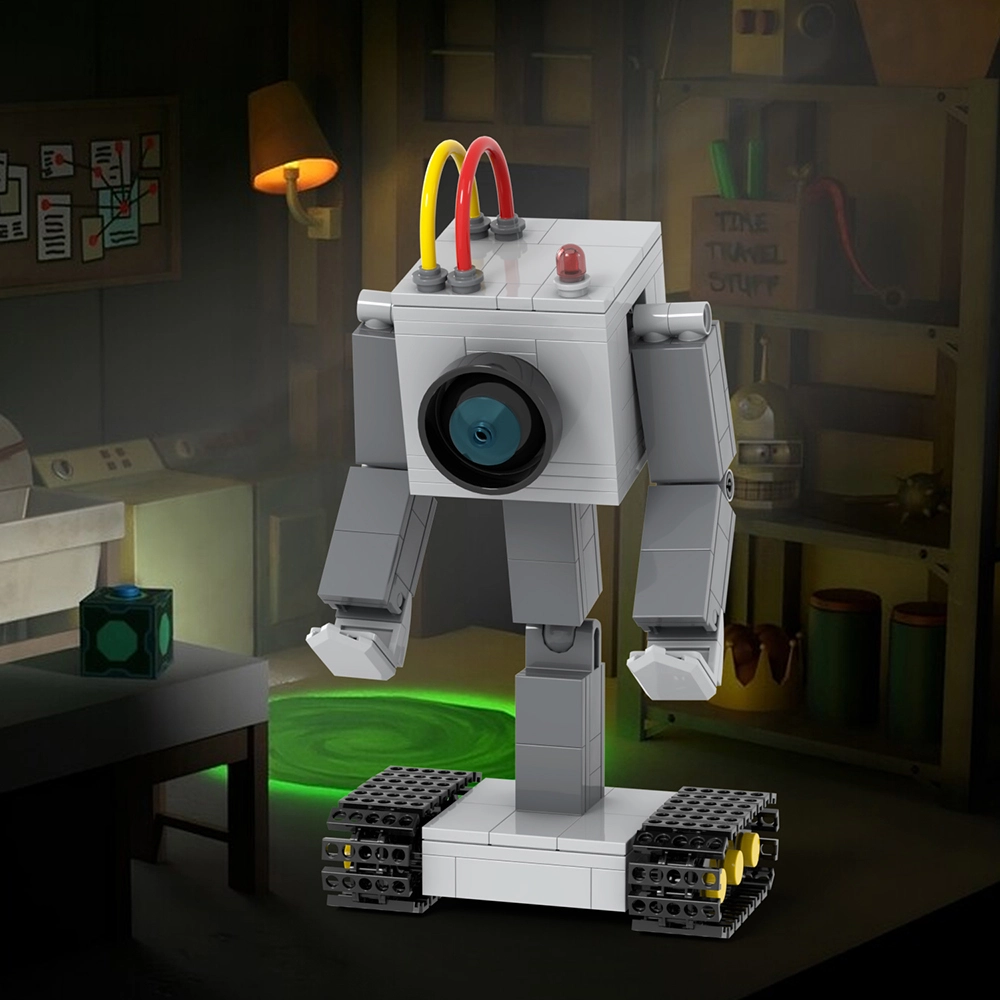 MOC1659 Rick and Morty Butter Bot Science Fiction Adventure Cartoon ...