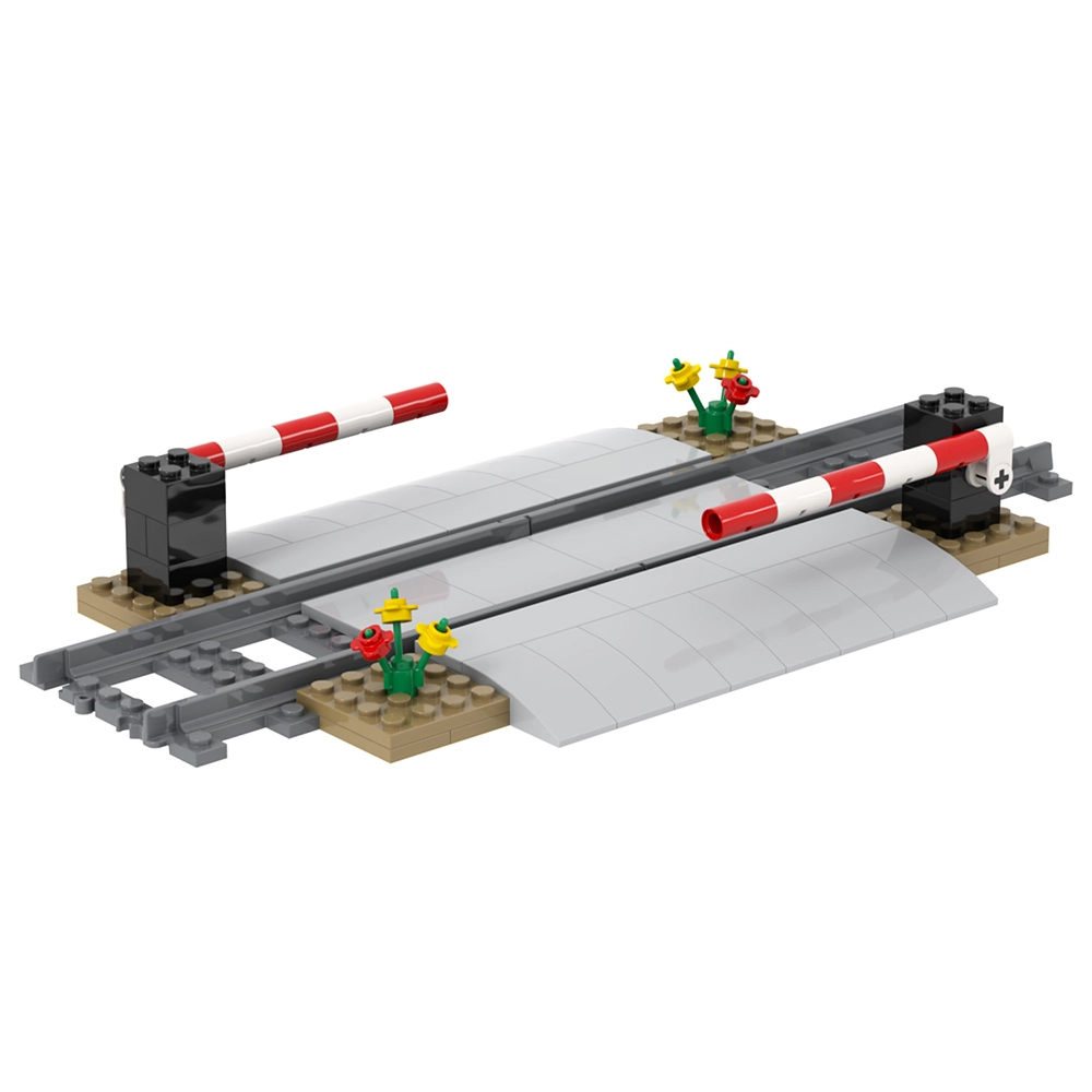 MOC4190 City Series Railway Level Crossing Barrier 3 Model Brick ...