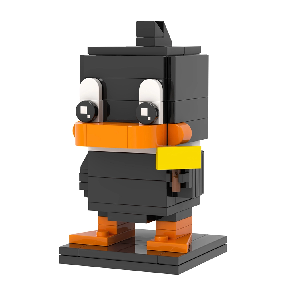 MOC7640 Looney Tunes Daffy Duck Cartoon Series BrickHeadz DIY Bricks ...