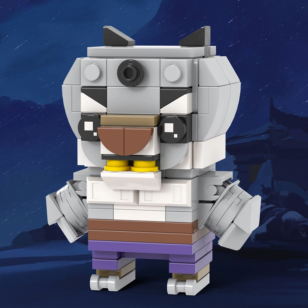 MOC7648 Kung Fu Panda Tai Lung Cartoon Movie Series BrickHeadz DIY ...