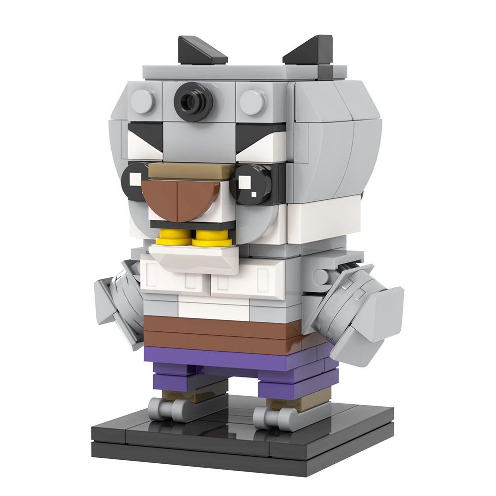 MOC7648 Kung Fu Panda Tai Lung Cartoon Movie Series BrickHeadz DIY ...