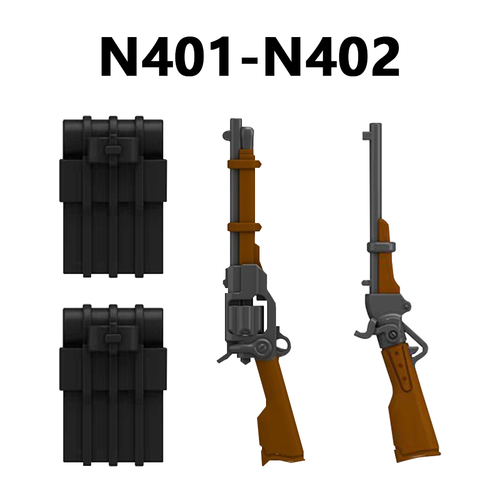 N401 N402 WW2 Military War Soldier Corps Action Figures Set Building ...