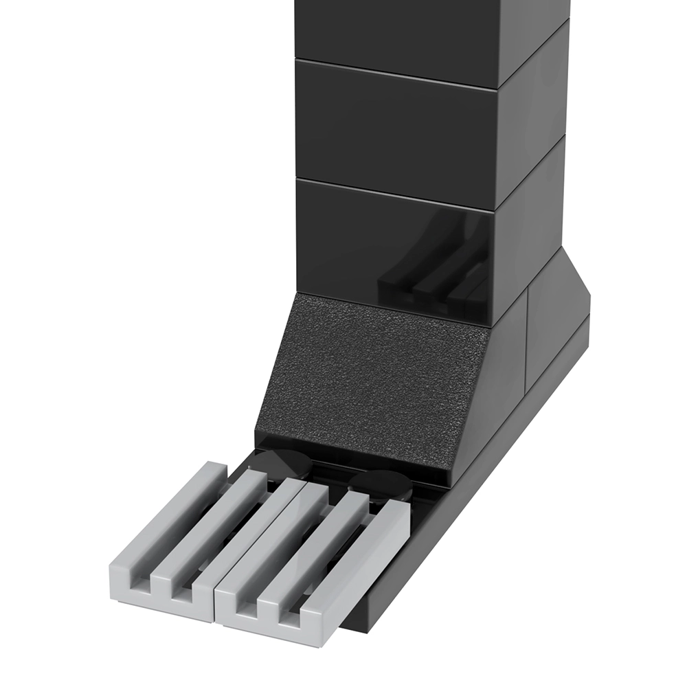 MOC4195 City Series Train track signal light Birthday Gift DIY Bricks ...