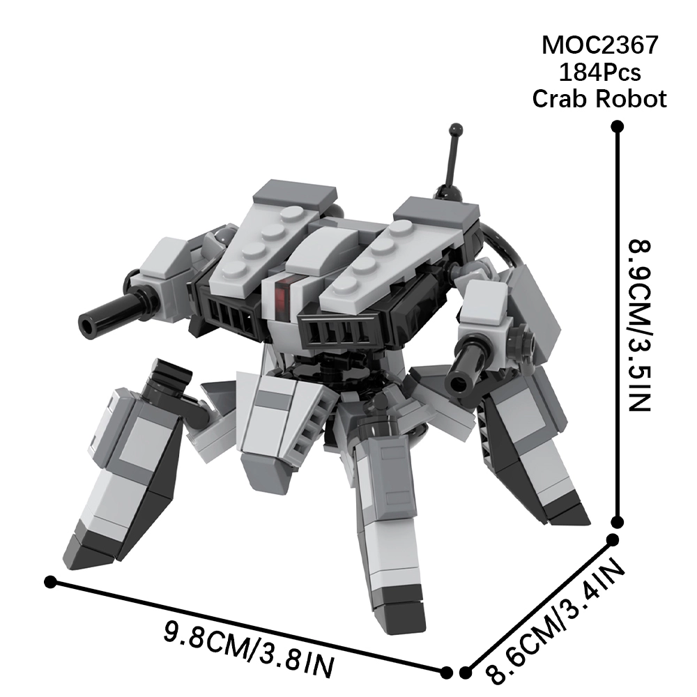 MOC2367 Star War Crab Droid Robot Interstellar Movie Series DIY Bricks ...