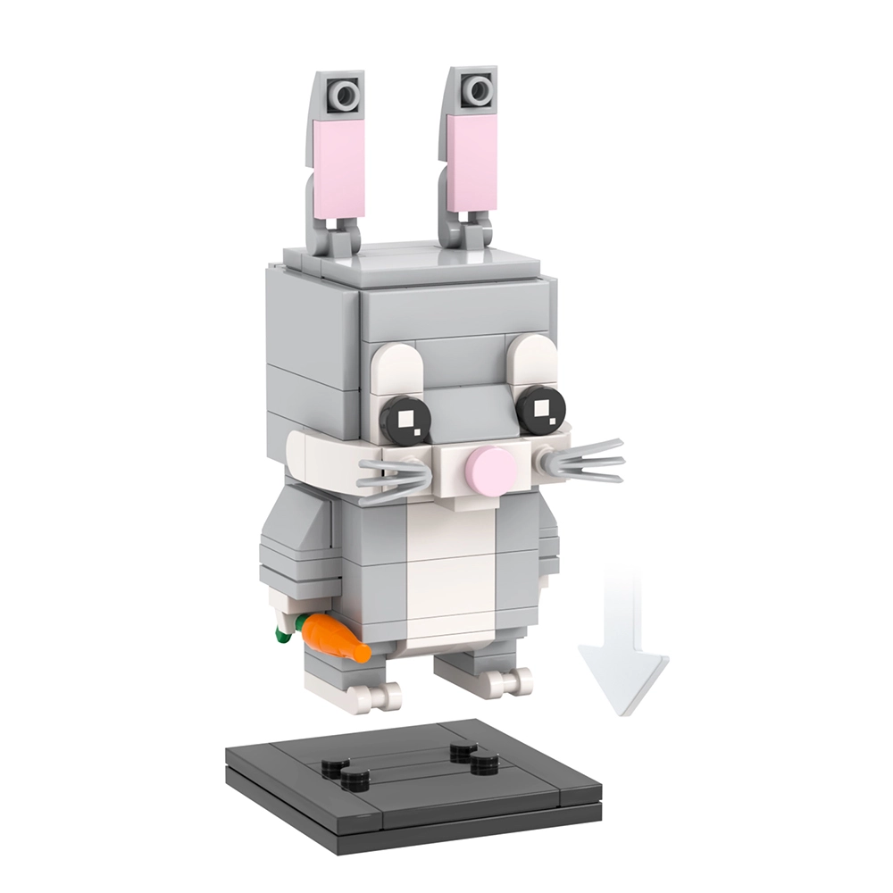 MOC7637 Cartoon Series Looney Tunes Brickhead Figures Birthday Gift DIY ...