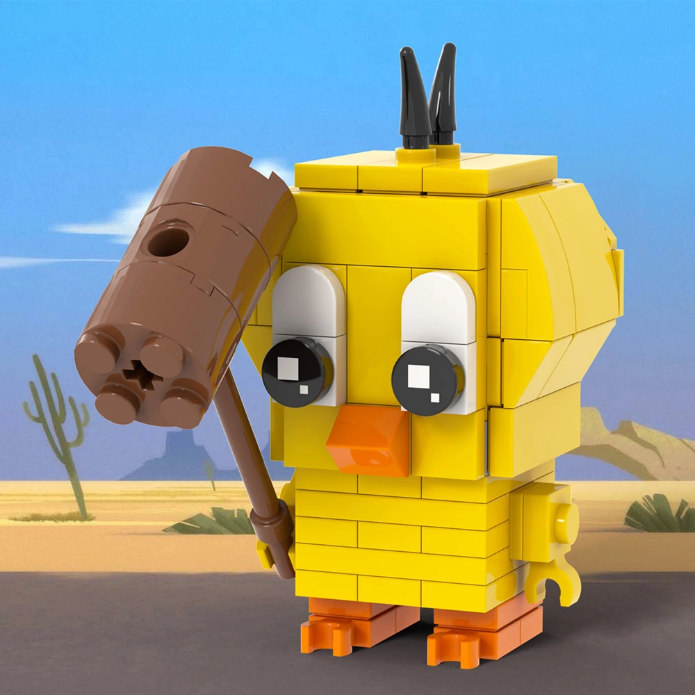 MOC7638 Cartoon Series Looney Tunes Brickhead Figures Birthday Gift DIY ...