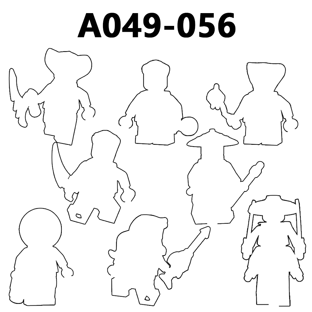 A049 A056 Slithraa Snike Chokun Snappa Wu Shark Army Jelly Four Eyes ...
