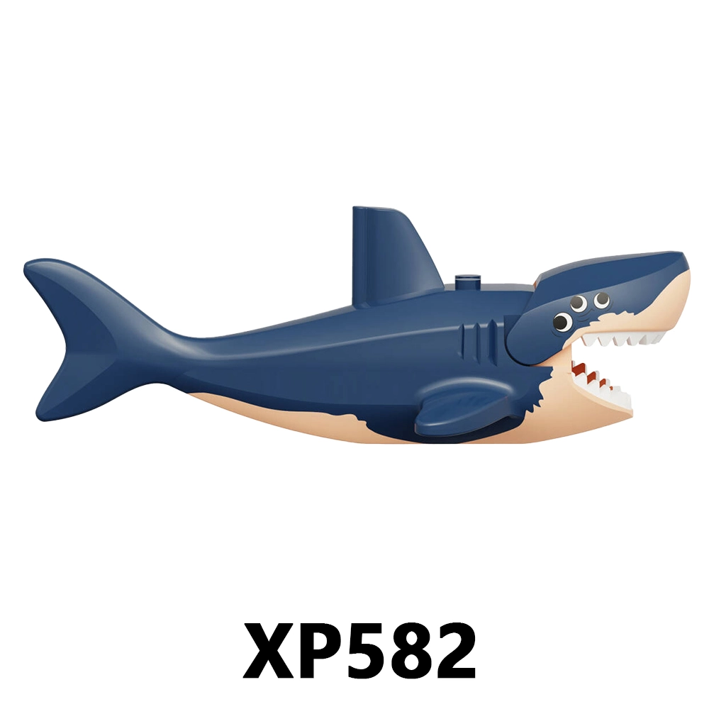 XP582 Chainsaw Man Shark Demon Monster Compatible Action Figures ...