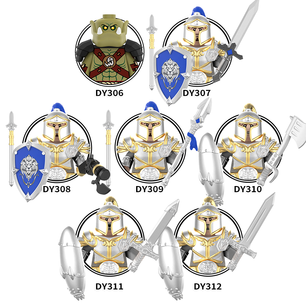 DY306-312 Middle Ages Military Rome Corps Set Action Figure Building ...