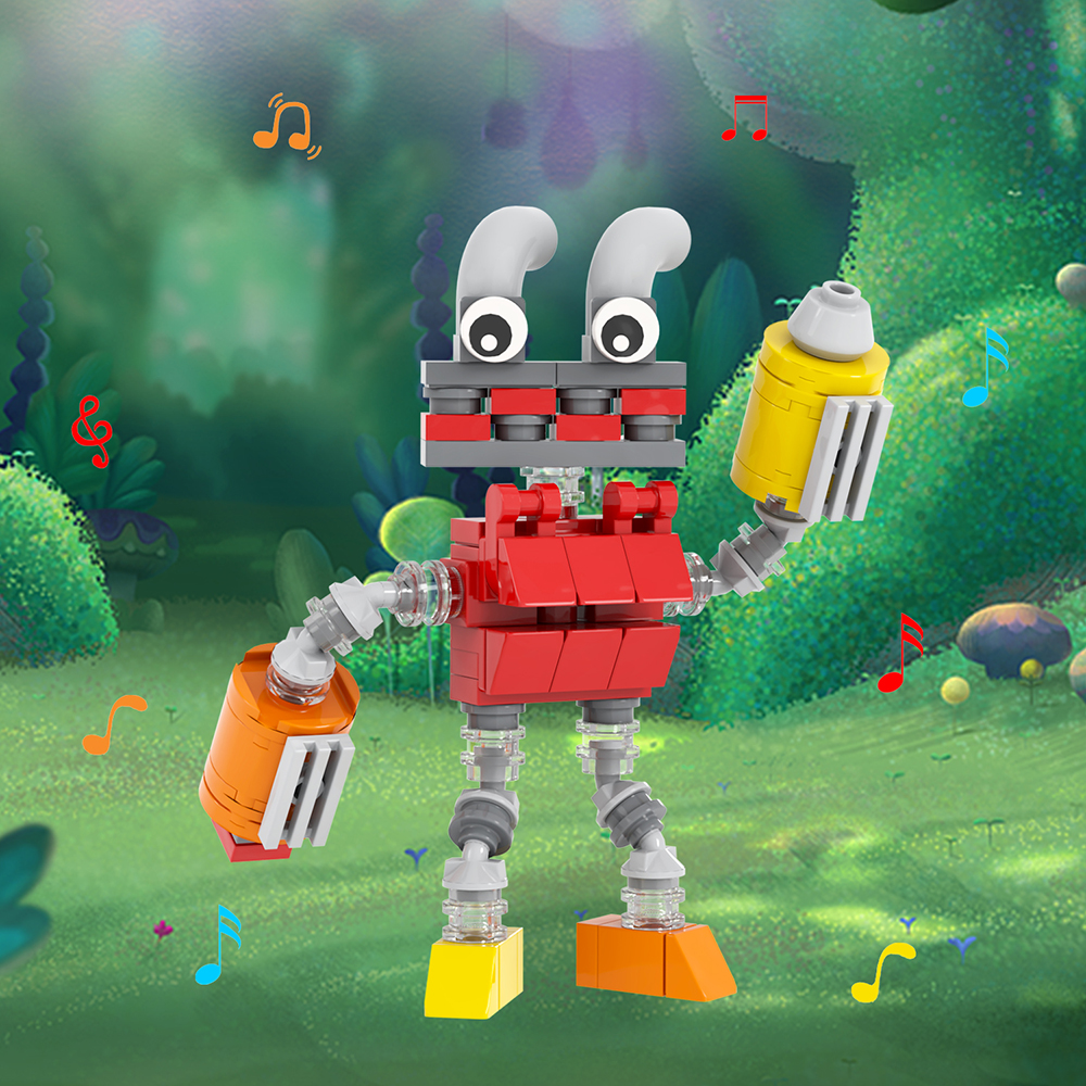 MOC1272 Creativity series My Singing Monsters Game Epic Wubboox ...