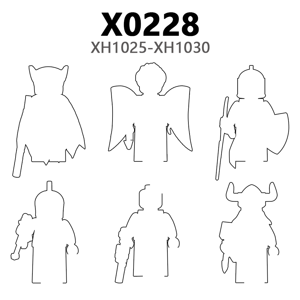 X0228 Fighting Hound, Red Knight, Cupid, Lake of War Gingerbread Man ...