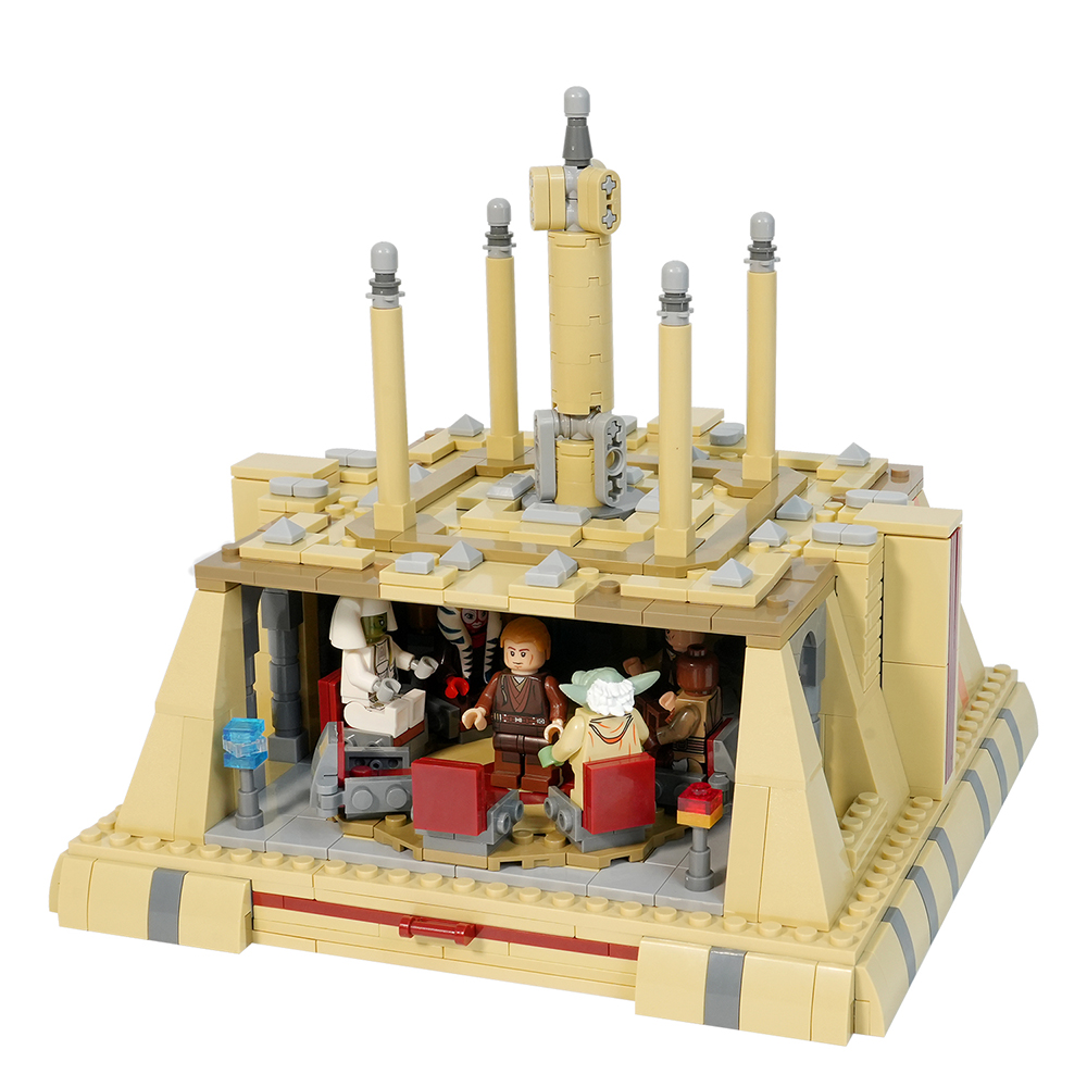 MOC2285 Star War Jedi Temple Interstellar Movie Series DIY Bricks Model ...