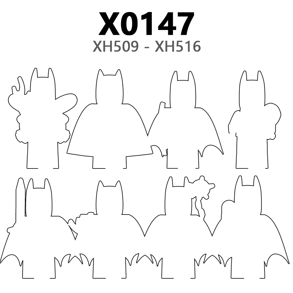 X0147 DC Superhero Movie Cat Man Batman Building Blocks Kids Toys