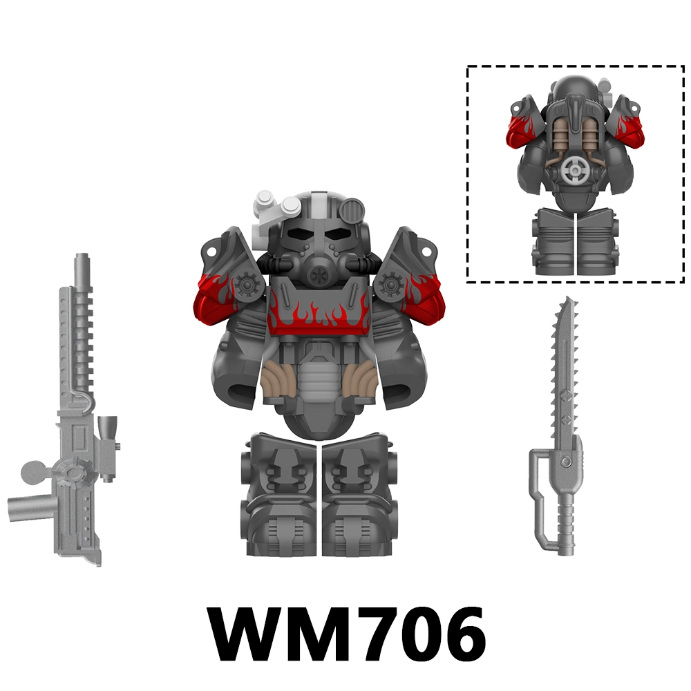 MY706-710 Fallout Characters T60 Power Armor Vault Boy Action Figure ...