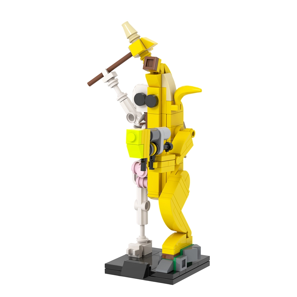 MOC1626 Fortnite Peely Bone FPS Game Action Figures Building Blocks ...