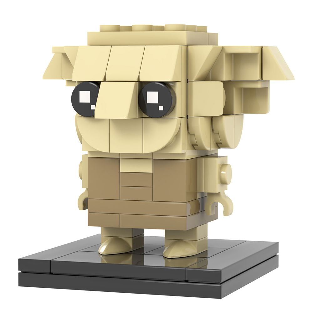 MOC7439 Harry Potter Dobby Brickheadz Fantasy Magic School Figures MOC ...