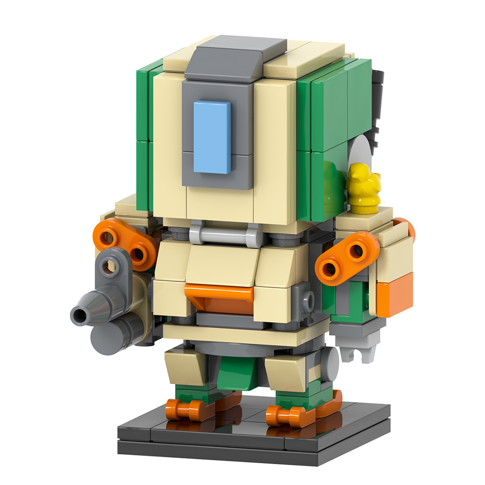 MOC7540 Bricks Overwatch Bastion Brickheadzed Figures MOC Building ...