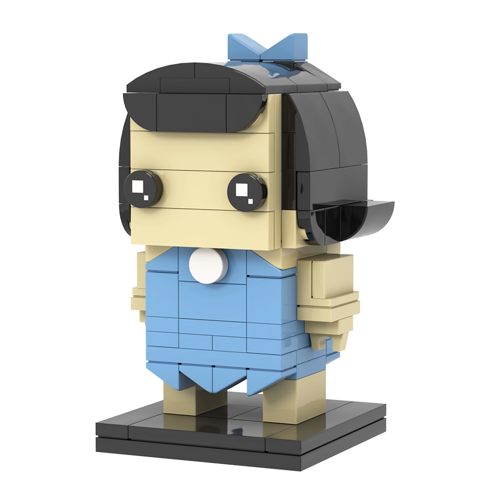 MOC7657 The Flintstones Betty Rubble Cartoon Series BrickHeadz Figures ...