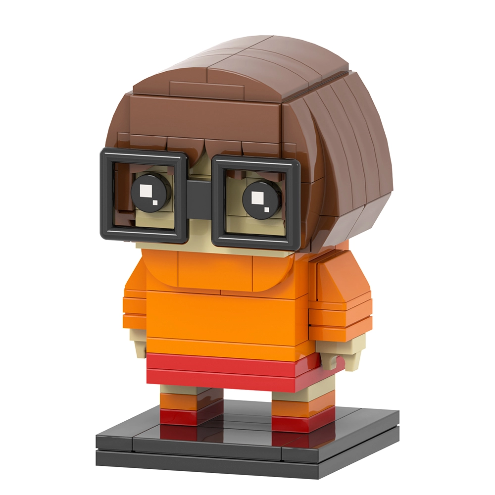 MOC7562 Bricks Scooby-Doo Velma Dinkley Blake Brickheadzed Figures MOC ...