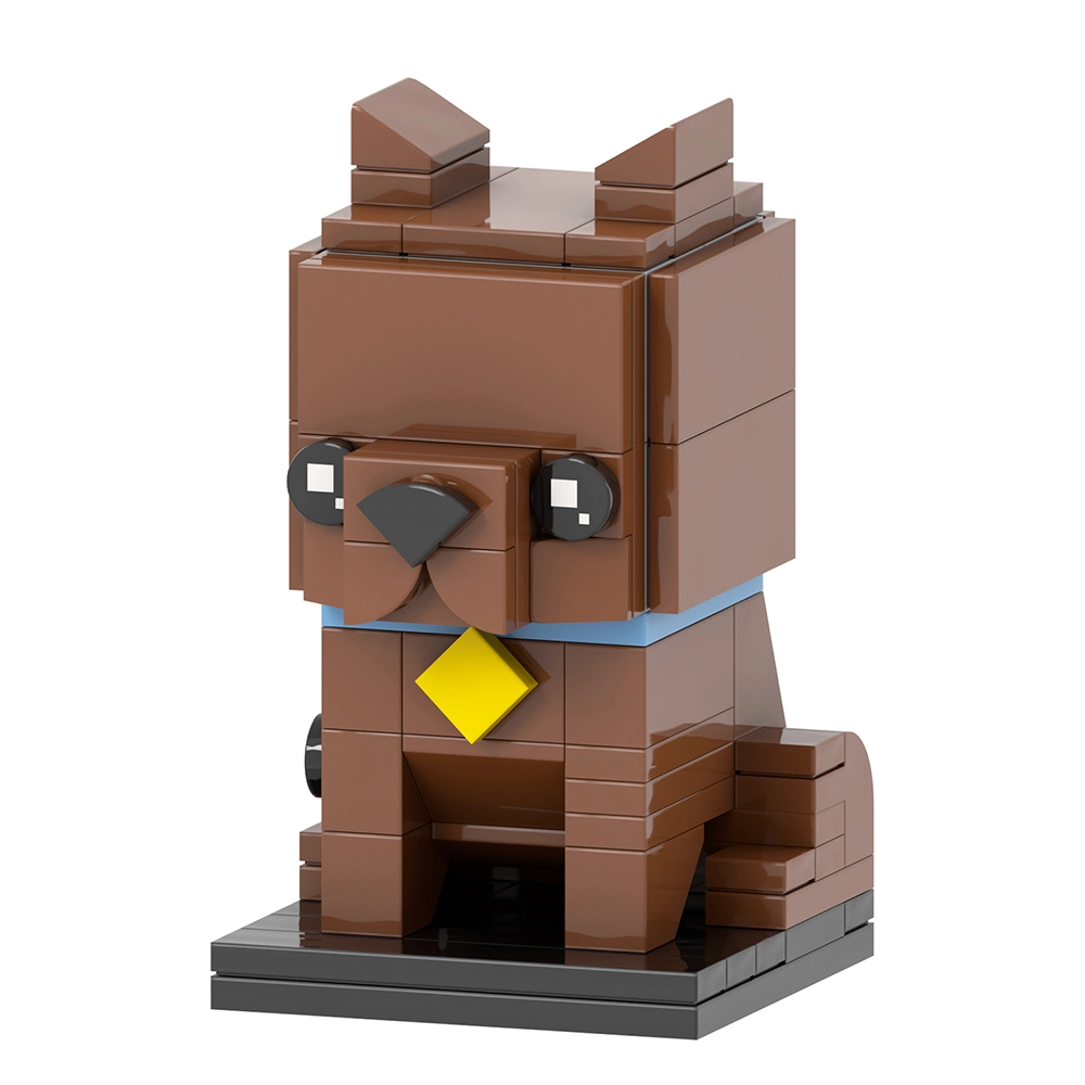 MOC7561 Bricks Scooby-Doo Dog Blake Brickheadzed Figures MOC Building ...