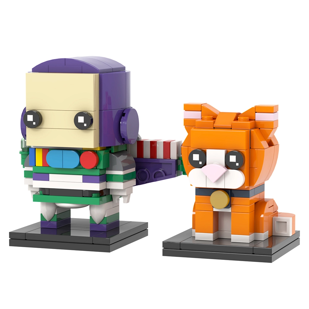 MOC7599 Bricks Toy Story Buzz Lightyear Brickheadzed Figures MOC ...