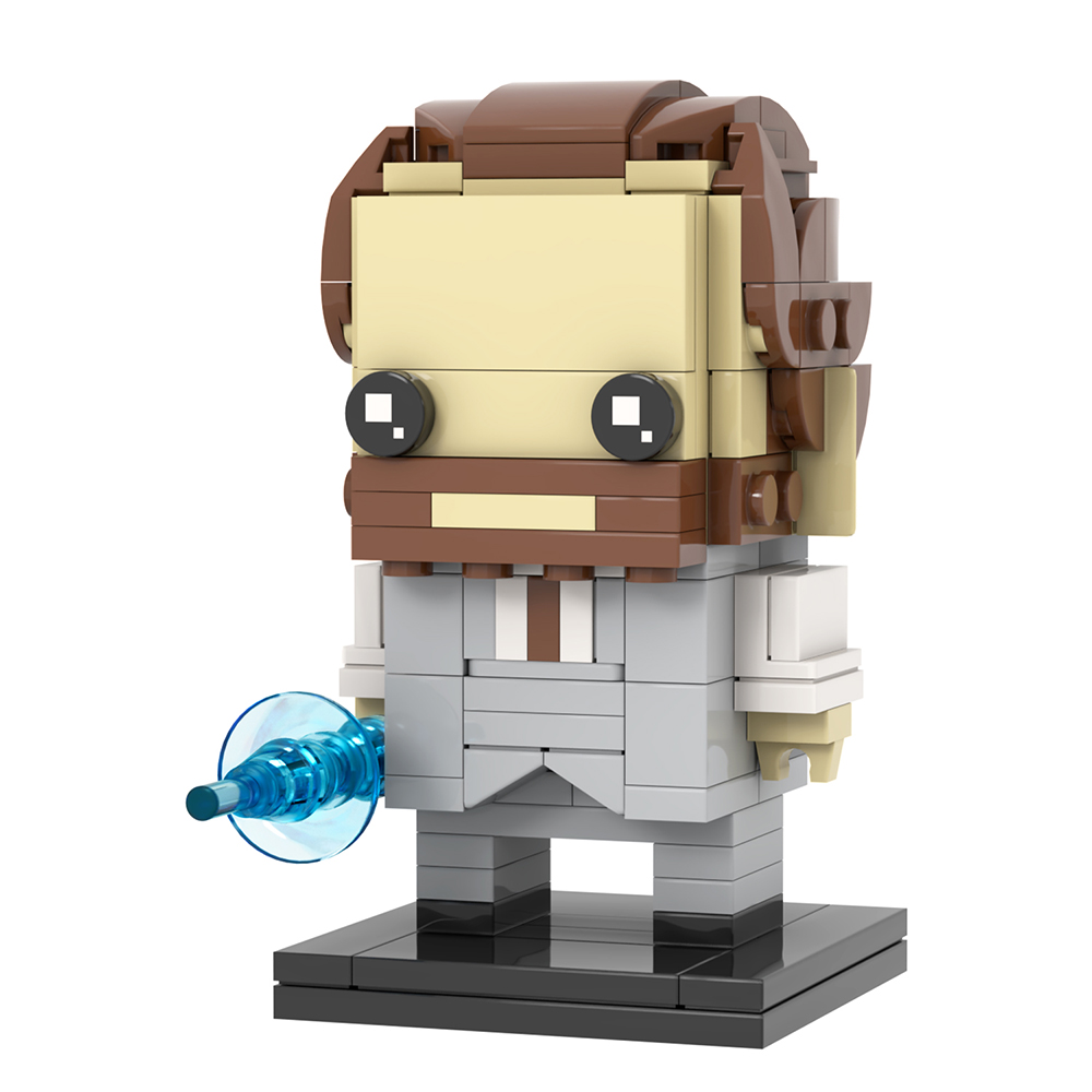 MOC7459 Harry Potter Dumbledore Younger Brickheadz Fantasy Magic School ...
