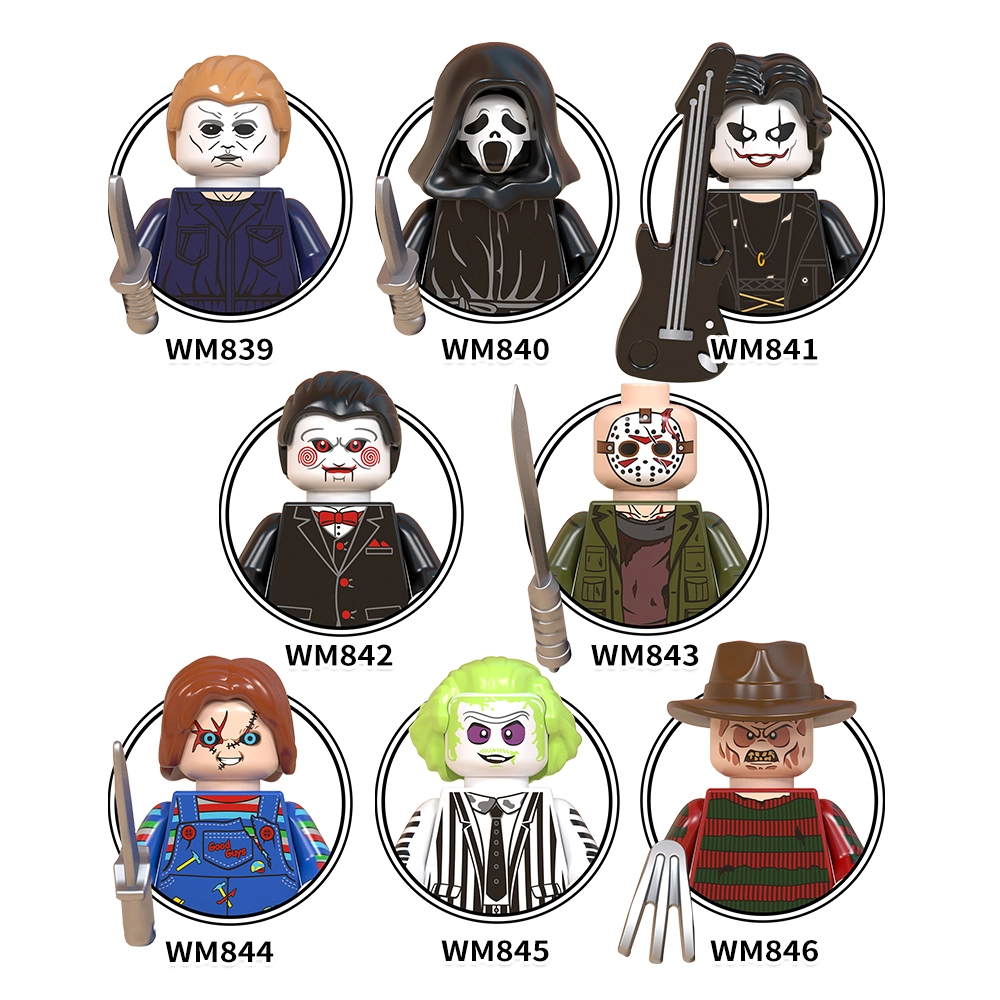 WM6075 Horror Halloween Series MichaelMyers Billy Eric Jason Freddy ...