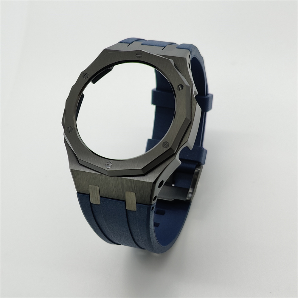 GA2100 3rd Generation 12-point Metal Watch Case Rubber Strap Set Bezel ...