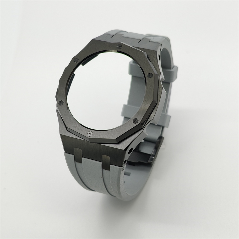 GA2100 3rd Generation 12-point Metal Watch Case Rubber Strap Set Bezel ...